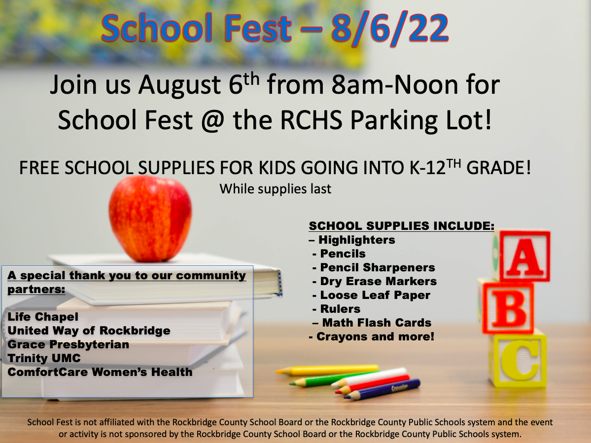 School Fest '22 | United Way of Rockbridge, Lexington & Buena Vista